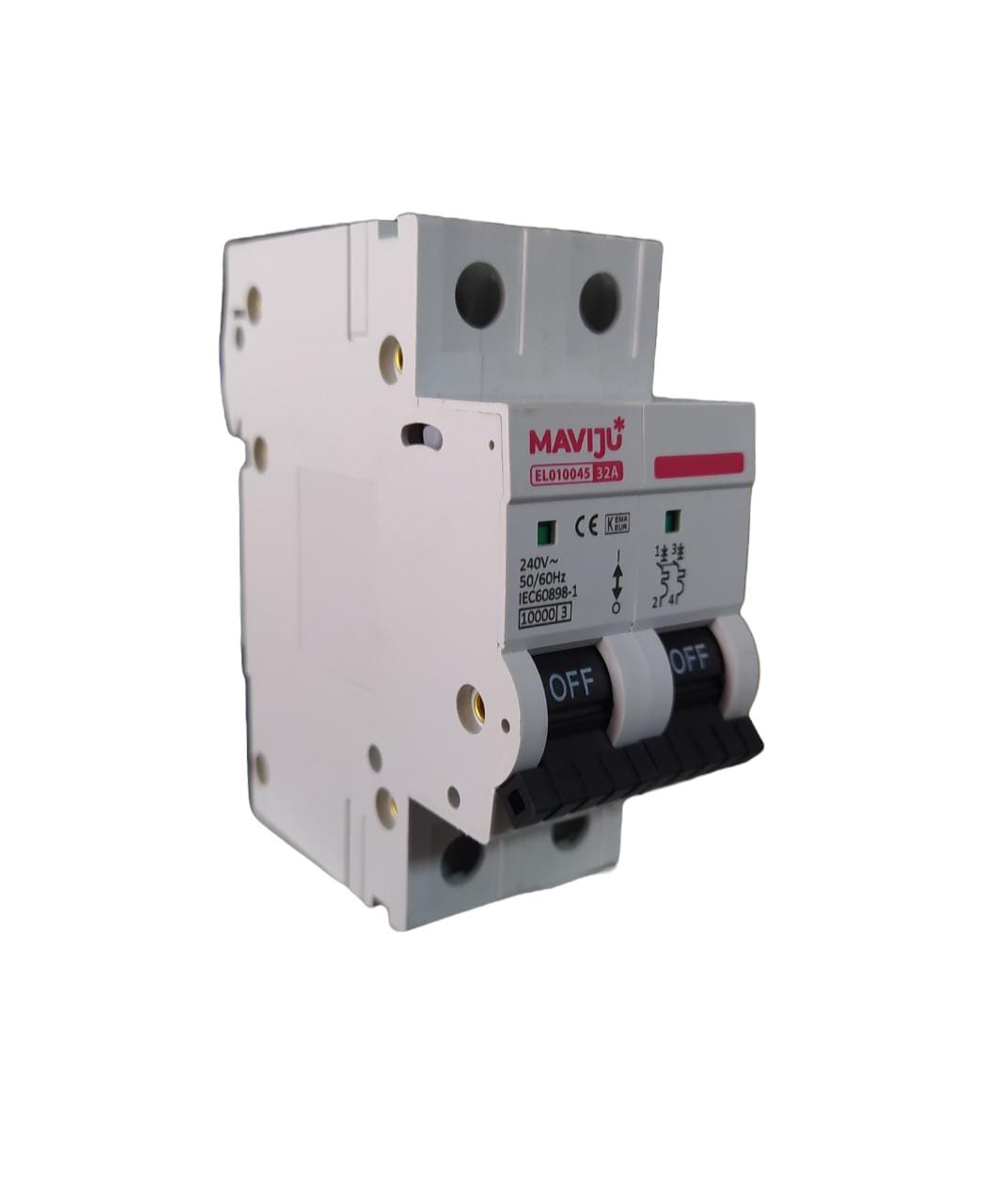 BREAKER TERMOMAGNETICO DIN 2P 32A 230-400V MAV DB10H MVJ