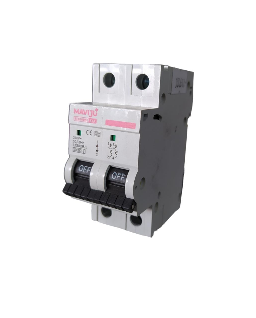 BREAKER TERMOMAGNETICO DIN 2P 63A 230-400V MAV DB10H MVJ