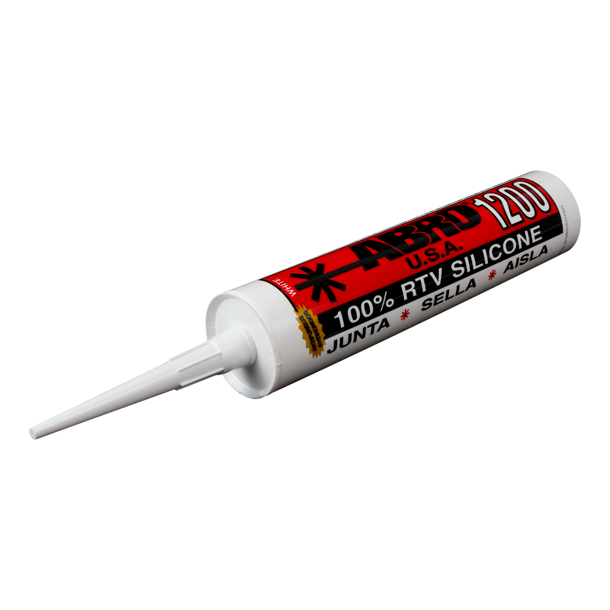 ABRO SILICON CARTUCHO 1200 BLANCO 280ML(7862102034252)